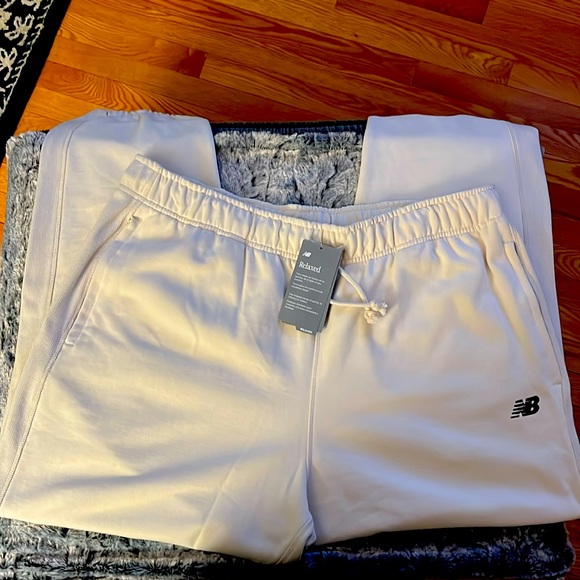 New Balance | Pants | Mens New Balance Relaxed Sweat Pants Xl Cream ...